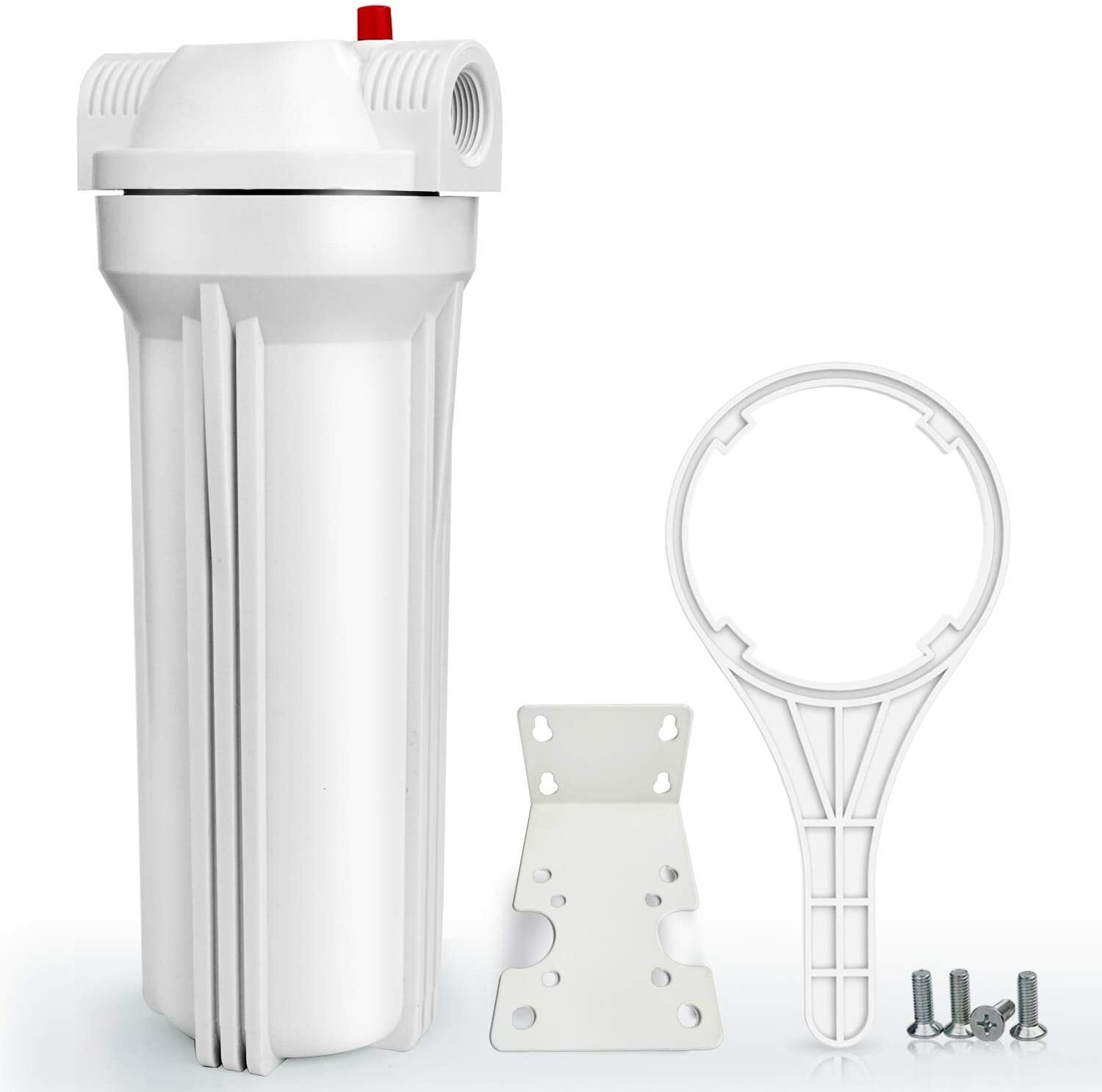 SimPure 10" x 2.5" Whole House Water Filter Housing System w/ 4 ...