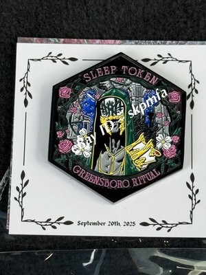 SLEEP TOKEN Coin Greensboro Ritual 9/20/2025 💯 Official Merch! 🦩 EIA 🌺 ...