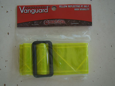 USAF US AIR FORCE PT ATHLETIC HI-VIZ YELLOW VINYL REFLECTIVE SAFETY ...