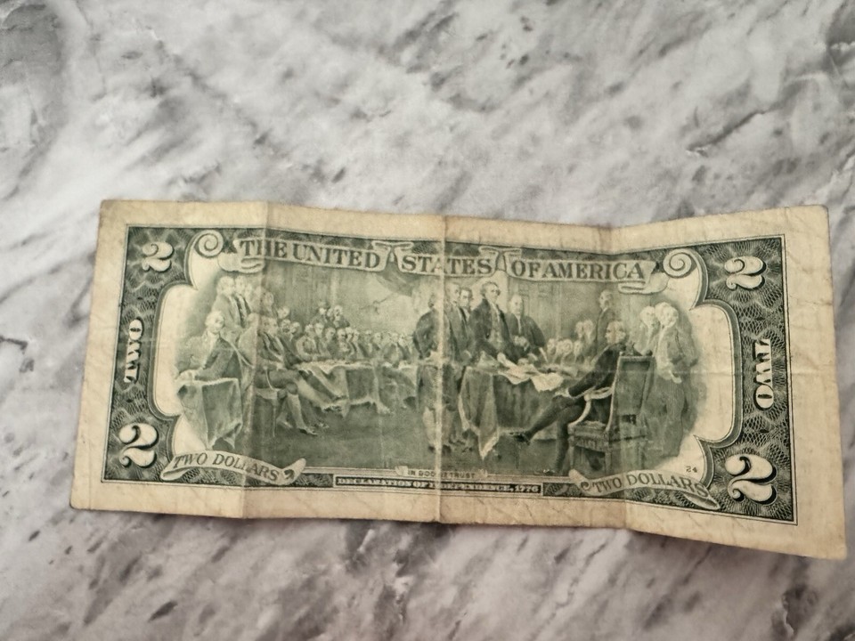 2 Dollar Bill Serial Number B06489736A | eBay