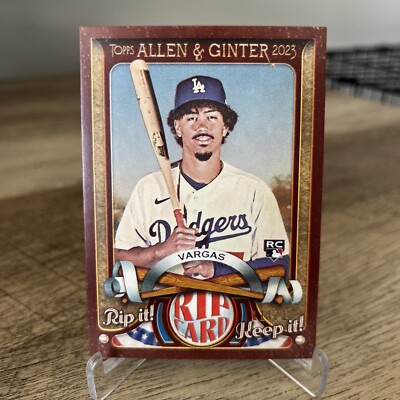 2023 Topps Allen & Ginter Rip Card(Already Ripped) Miguel Vargas RC ...