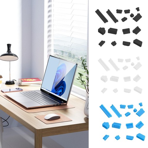 16pcs Silicone Anti Dust Plug Computer Port Dust Plug PC Laptop Cover ...
