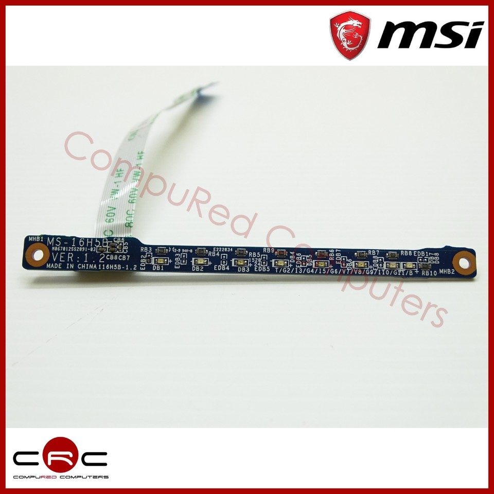 MSI GS60 2QD 2QE (MS-16H5) LED Modul LED board MS-16H5B | eBay