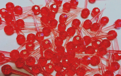 **SPECIAL** 70 Red Mini Pin Lights for Ceramic Christmas Tree Bulbs ...