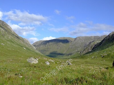 Photo 6x4 Valley view towards source of the Strontian River Sgurr na ...