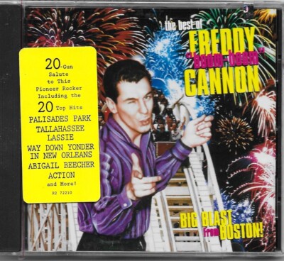 FREDDY CANNON - BEST OF "BOOM BOOM" CANNON - 20 TRAX - CD + HYPE STKR ...