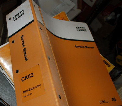 CASE CK62 Mini Excavator Crawler Repair Shop Service Manual book guide ...