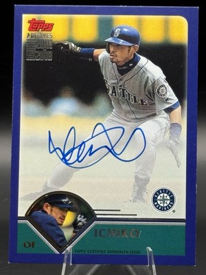 2019 Topps Archives Ichiro Suzuki Retrospective Autograph /5 HOF Auto ...