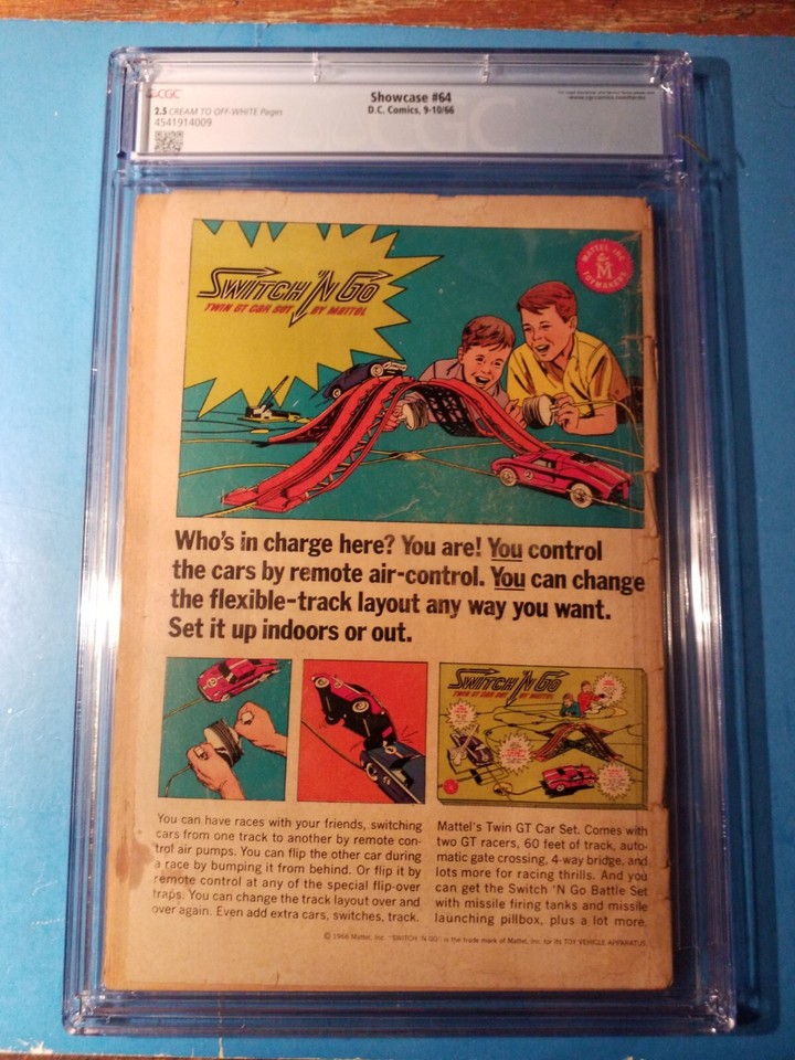 Showcase 64 DC Comics 1966 CGC 2.5 ST15-15 | eBay