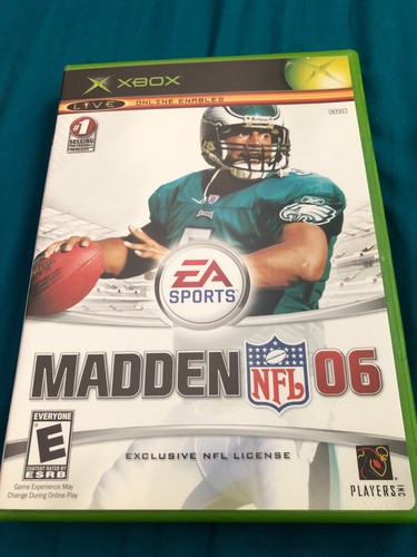 Madden NFL 06 Microsoft Xbox 2005 Case Manual Disc Tested Works Great ...