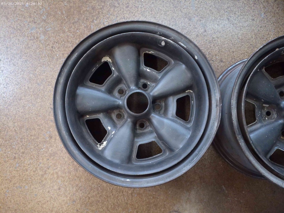 WHEEL-RIM CHEVROLET CHEVELLE-CAMARO OEM 5-SPOKE RALLY SS 15" X 7" STEEL ...