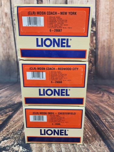 Lionel 6-29086 Platinum Ghost O Scale Clear Shell Madison Passenger Car ...