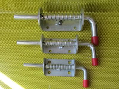 Spring loaded bolt gate door latch catch stable horse box trailer quick ...