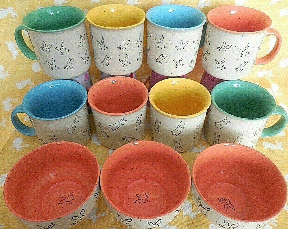 MERITAGE Halloween Fall Mug Cup Plate Bowl Bee Ghost Pumpkin Witch *YOU ...
