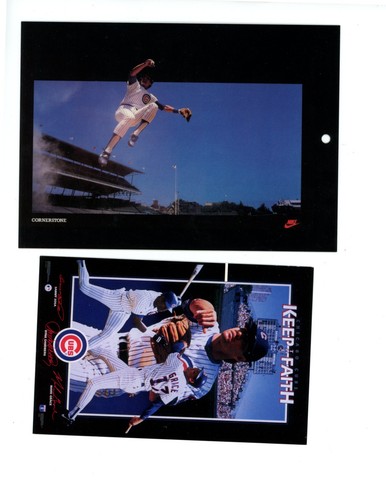 LOT OF 2 - RYNE SANDBERG NIKE CORNERSTONE + COSTACOS KEEP THE FAITH ...