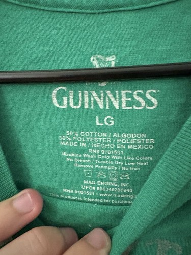 Guinness Extra Stout men's t-shirt with a distressed Dublin print. | eBay