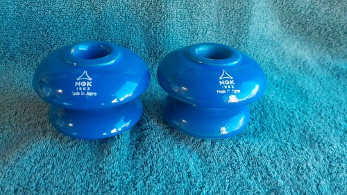 Vintage NGK 1962 Blue Elecrical Insulators | eBay Australia
