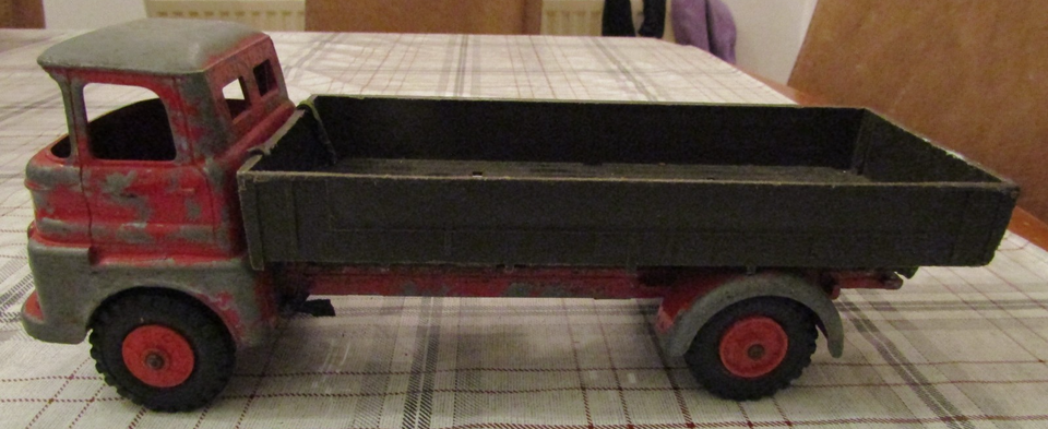 VINTAGE 1960s JUMBO LARGE TRI-ANG AUSTIN MORRIS BMC TIPPER TRUCK RED ...
