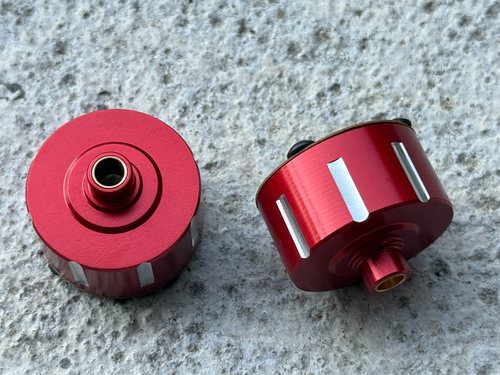 2pcs Aluminum Diff Case for Arrma 1/7 Limitless 6s BLX 4x4 Red | eBay