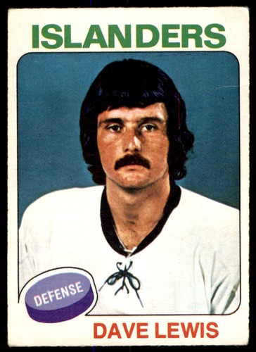1975-76 O-Pee-Chee Dave Lewis New York Islanders #108 | eBay