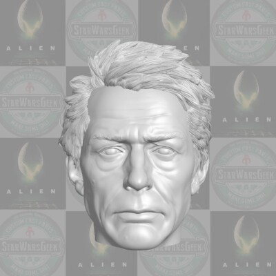 ALIEN Kane John Hurt custom head for 1:6 1:10 1:12 1:18 action figures ...