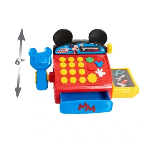 Mickey Mouse Clubhouse 10-Piece Cash Register w/ Sounds & Pretend Play ...