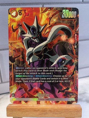 Cooler SR Alt Art Super Rare FB01-113 Dragon Ball Fusion World Card English NM | eBay