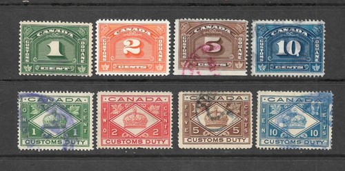 Canada Customs stamps (8) mint/used $10 start! | eBay