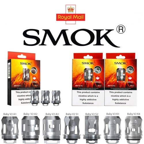 SMOK MINI V2 COILS, Baby A1, A2, A3, S1, S2, K1, K4 Vape R-Kiss Species ...