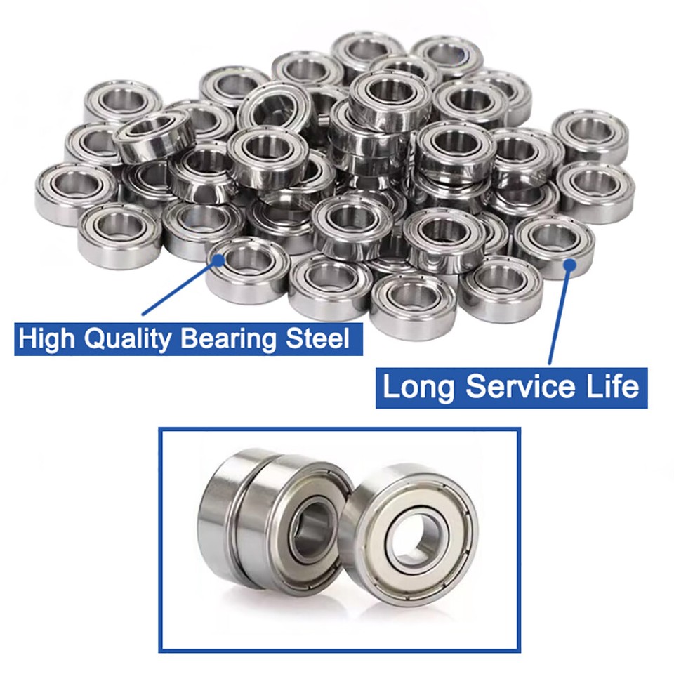 Miniature Ball Bearings 604/607/606/608/625/626/628/629/688ZZ Micro ...