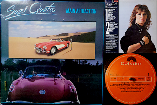 SUZI QUATRO rare import LP: MAIN ATTRACTION [1982 SPAIN Polydor] NM ...