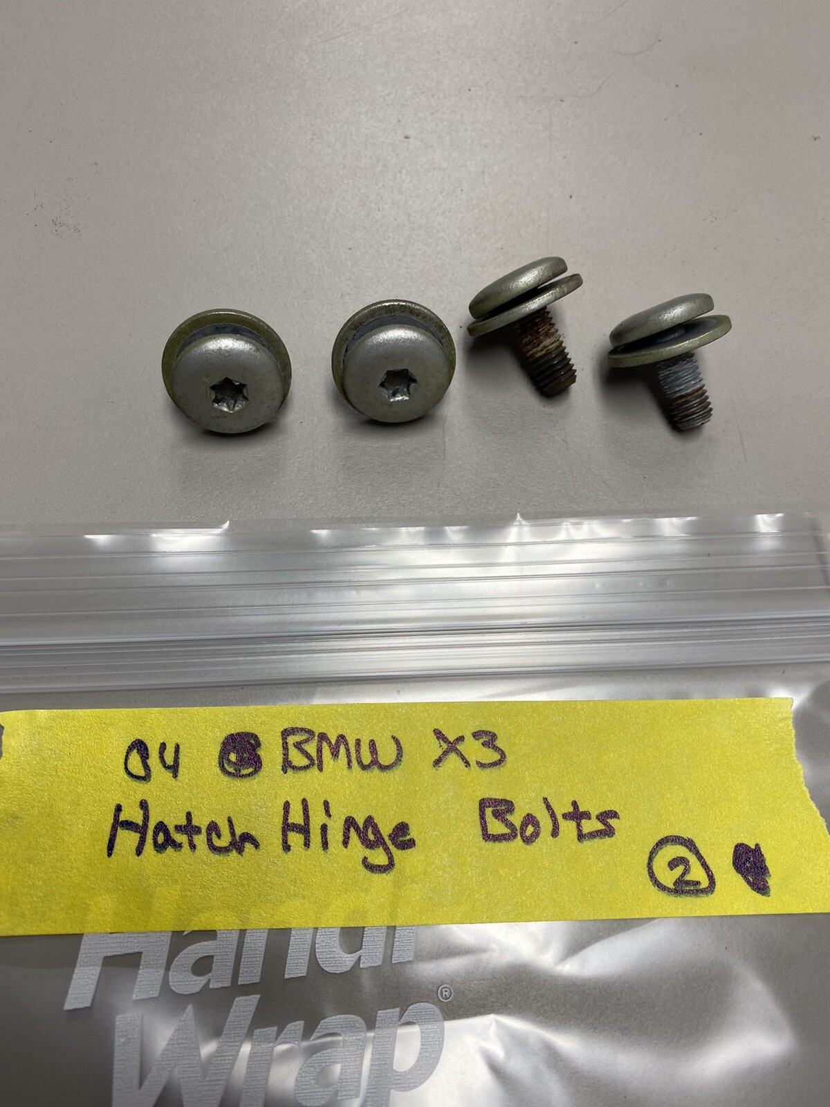 BMW X3 Series E83 Boot Trunk Lid Tailgate Left N/s Hinge Black 3400377 ...