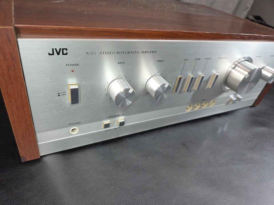 JVC A-S5 Stereo Integrated Amplifier w/ Wood Case Parts Repair VIDEO ...
