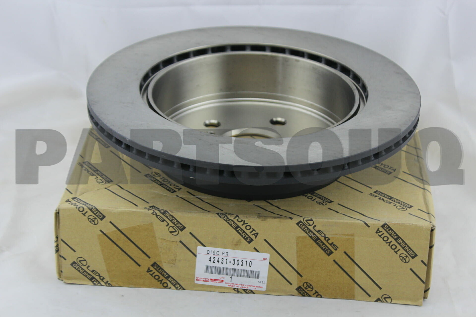 4243130310 Genuine Toyota DISC, REAR 42431-30310 | eBay