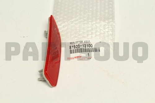 8192012100 Genuine Toyota REFLECTOR ASSY, REFLEX, LH 81920-12100 | eBay