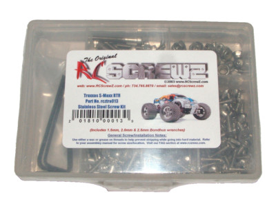 TRAXXAS S-MAXX RC SCREWZ SCREW SET STAINLESS STEEL TRA013 | eBay