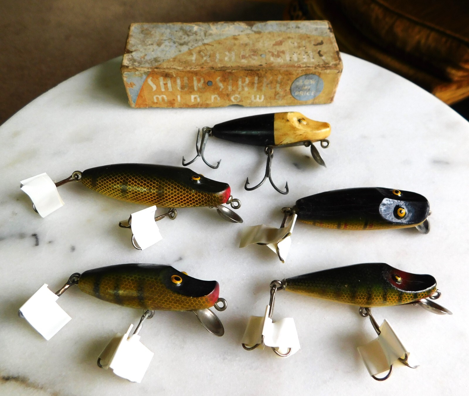 Collection of 5 Vintage Shur Strike River Runt-Style Lures ~ 1 w/Box | eBay