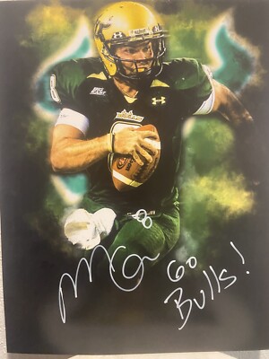 Matt Grothe USF Bulls Hall Of Fame QB Signed 8x10 Custom Photo | eBay