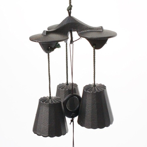 Nanbu Iron Furin Wind Chime Bell Trio Japan New | eBay