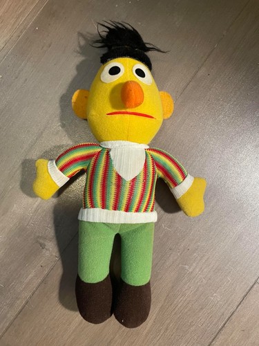 Vintage Burt & Ernie Sesame Street Plush Stuffed Dolls by Knickerbocker ...