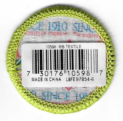 BSA TEXTILE MERIT BADGE CURRENT MINT NWT TYPE L SINCE 1910 BACK | eBay