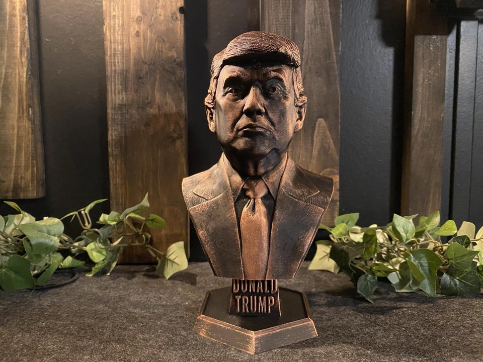 Donald Trump Statue 9 INCHES TALL Hand Painted Copper | eBay
