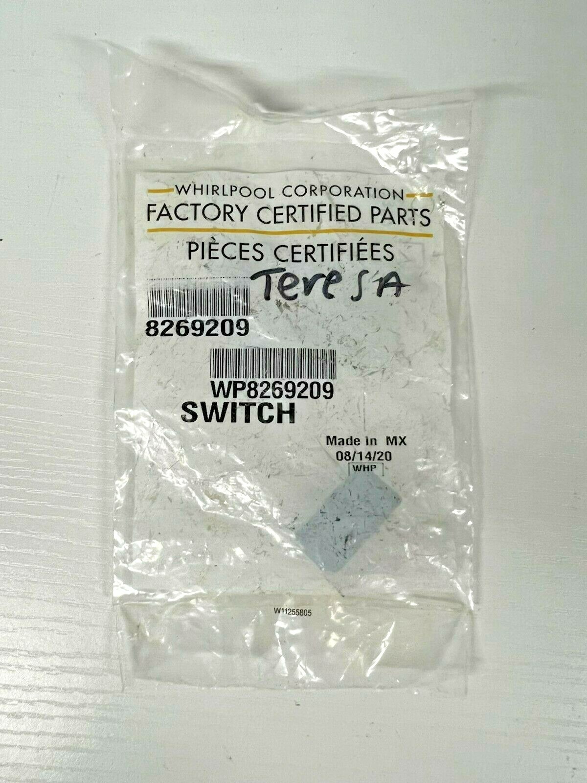 Whirlpool Kenmore Dishwasher Switch Assembly 8269209 8524476 for sale ...