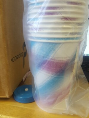 Dopaco 16 oz COLD paper cup 50 per sleeve new great for parties durable ...