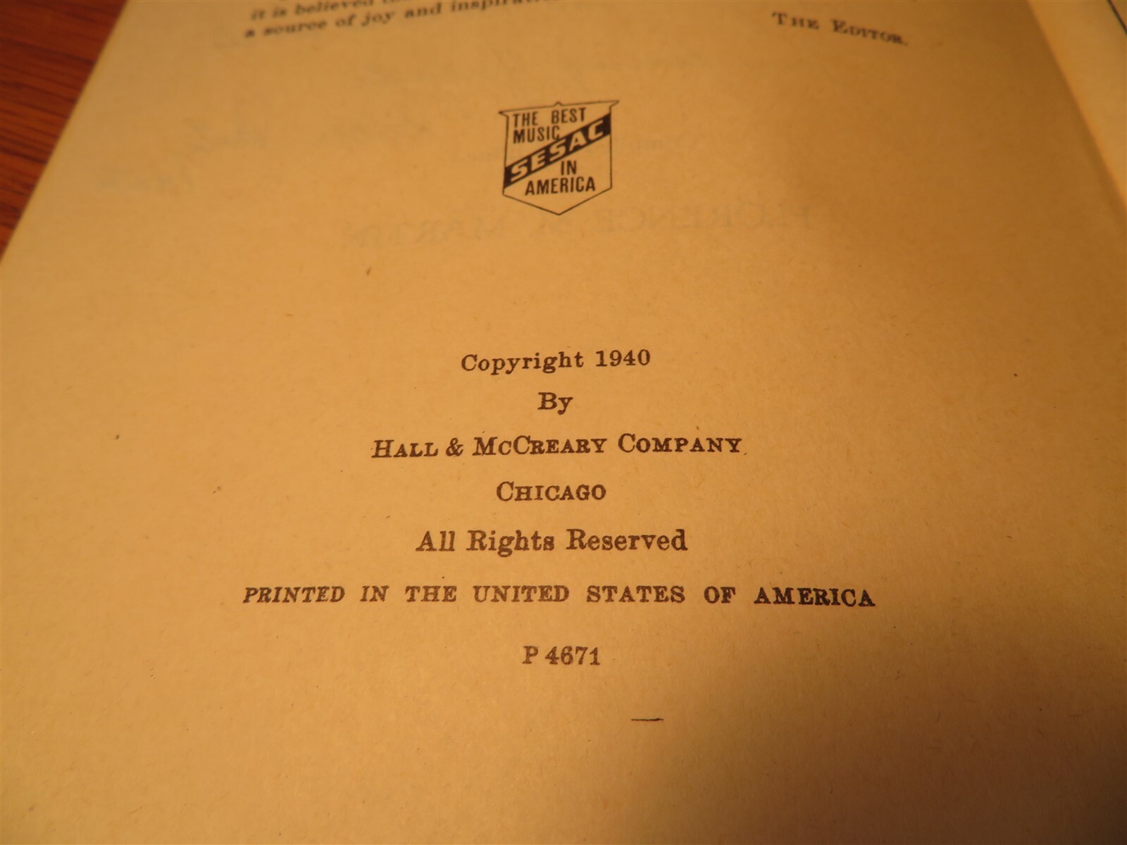 VINT 1940'S BEST-LOVED HYMNS 100'S OF SACRED MUSIC SONGBOOK BY FLORENCE ...