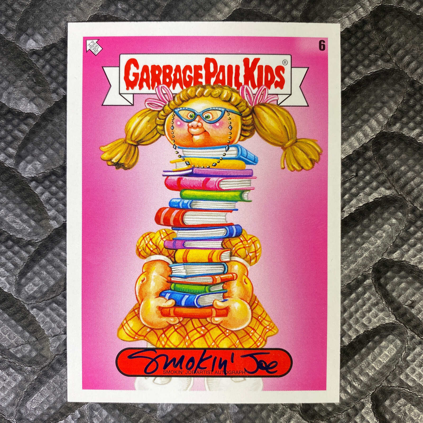 GARBAGE PAIL KIDS 2022 BOOK WORMS AUTOGRAPH AUTO CARD #6 SMOKIN' JOE ...