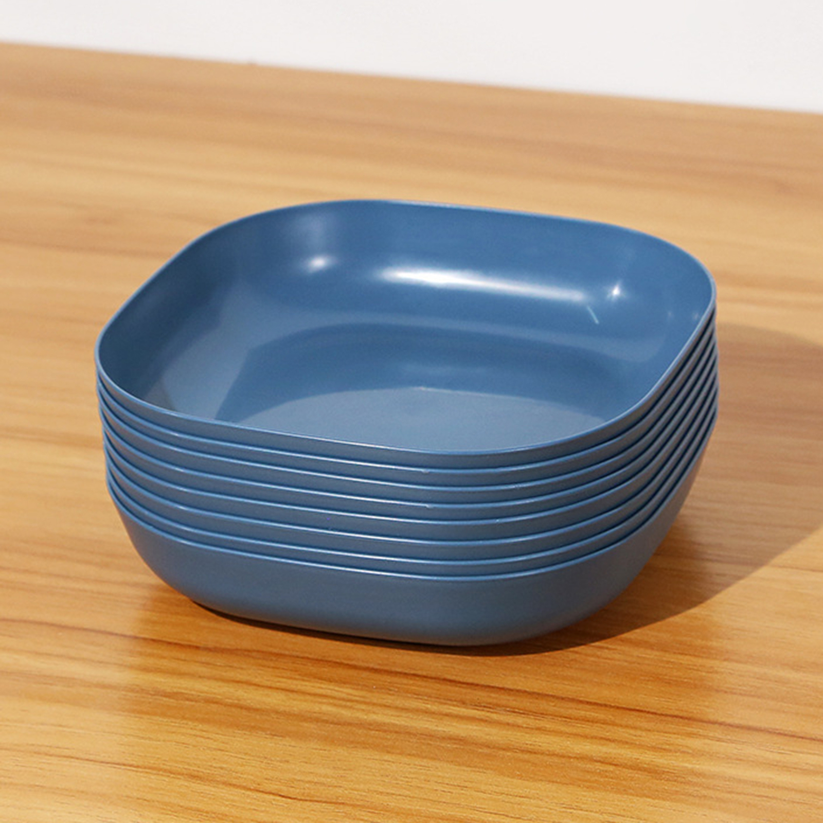 12pcs Fruit Dish Square Utensil Table Snake Fruit Plate Tray ...