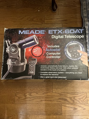 Meade ETX-60 AT Refractor Telescope 709942990249| eBay