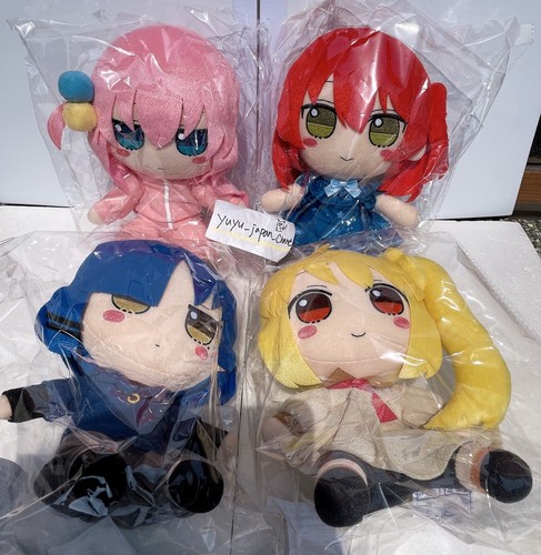 Bocchi The Rock Fumo Fumo Hitori NIjika Ikuyo Ryo Plush Doll Clover ...
