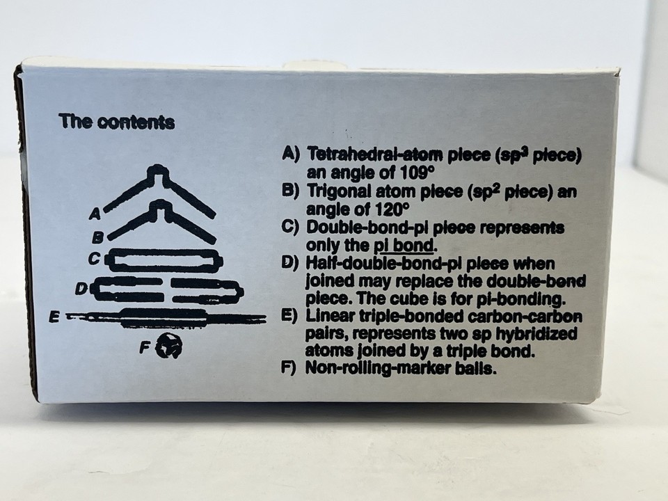 Molecular Visions Organic Chemistry Flexible Model Kit Darling Model ...